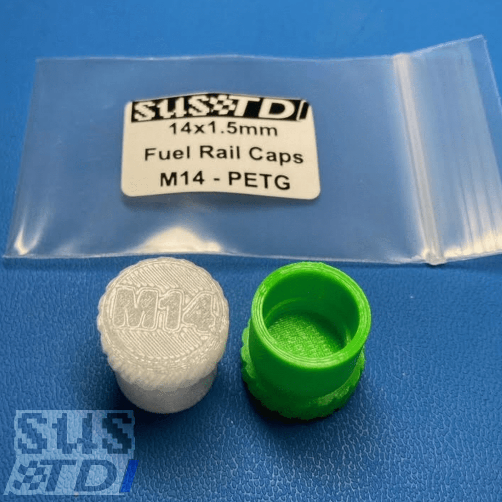 14mm x 1.5mm Rail & Injector Caps (Free 3D Model) – 😈SUSTDI